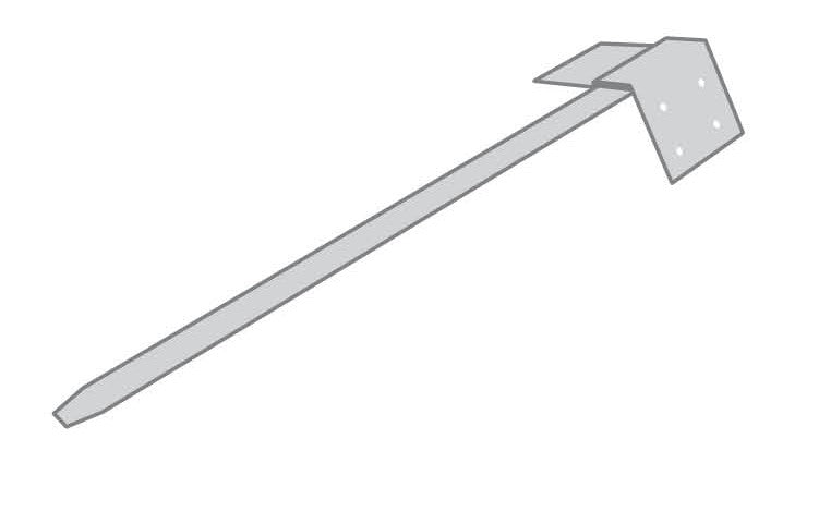 HARDAZ Flat & Sleeper Stakes - Heavy Duty Corner Stake – Hardware Made Easy